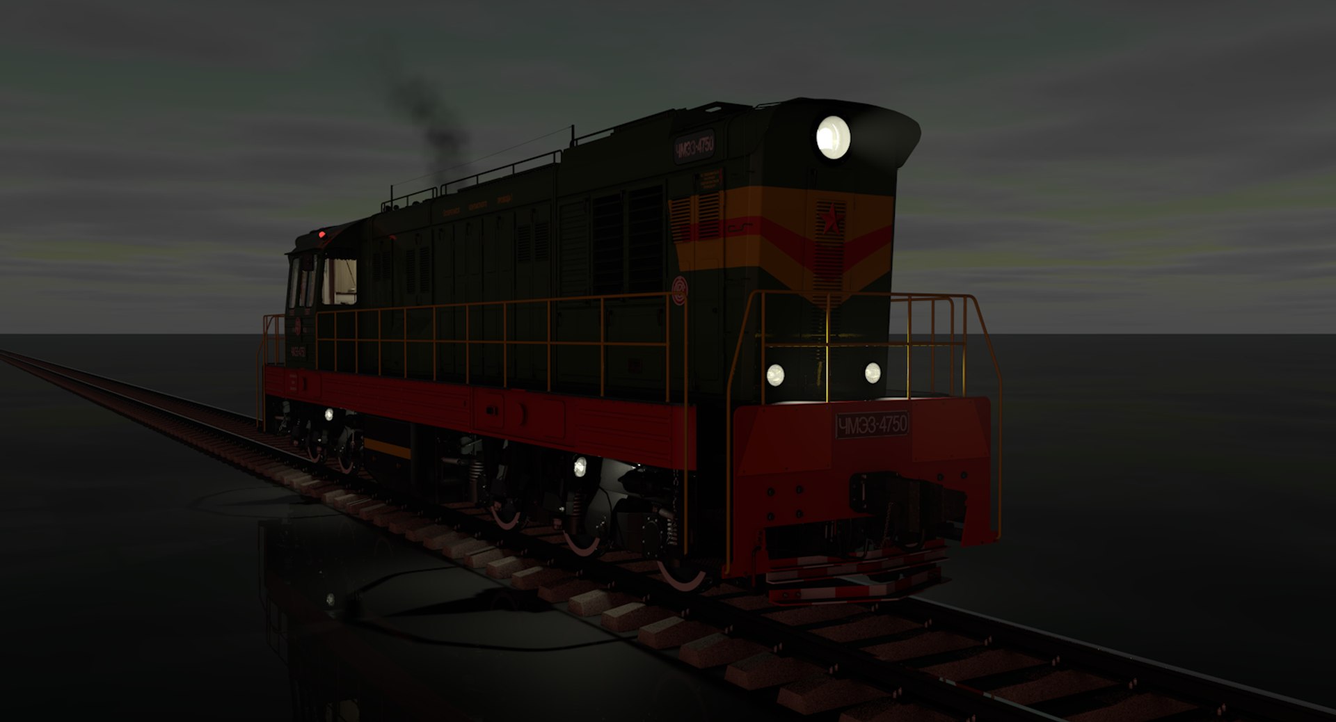 3D Model Diesel Locomotive Chme3 - TurboSquid 1206588