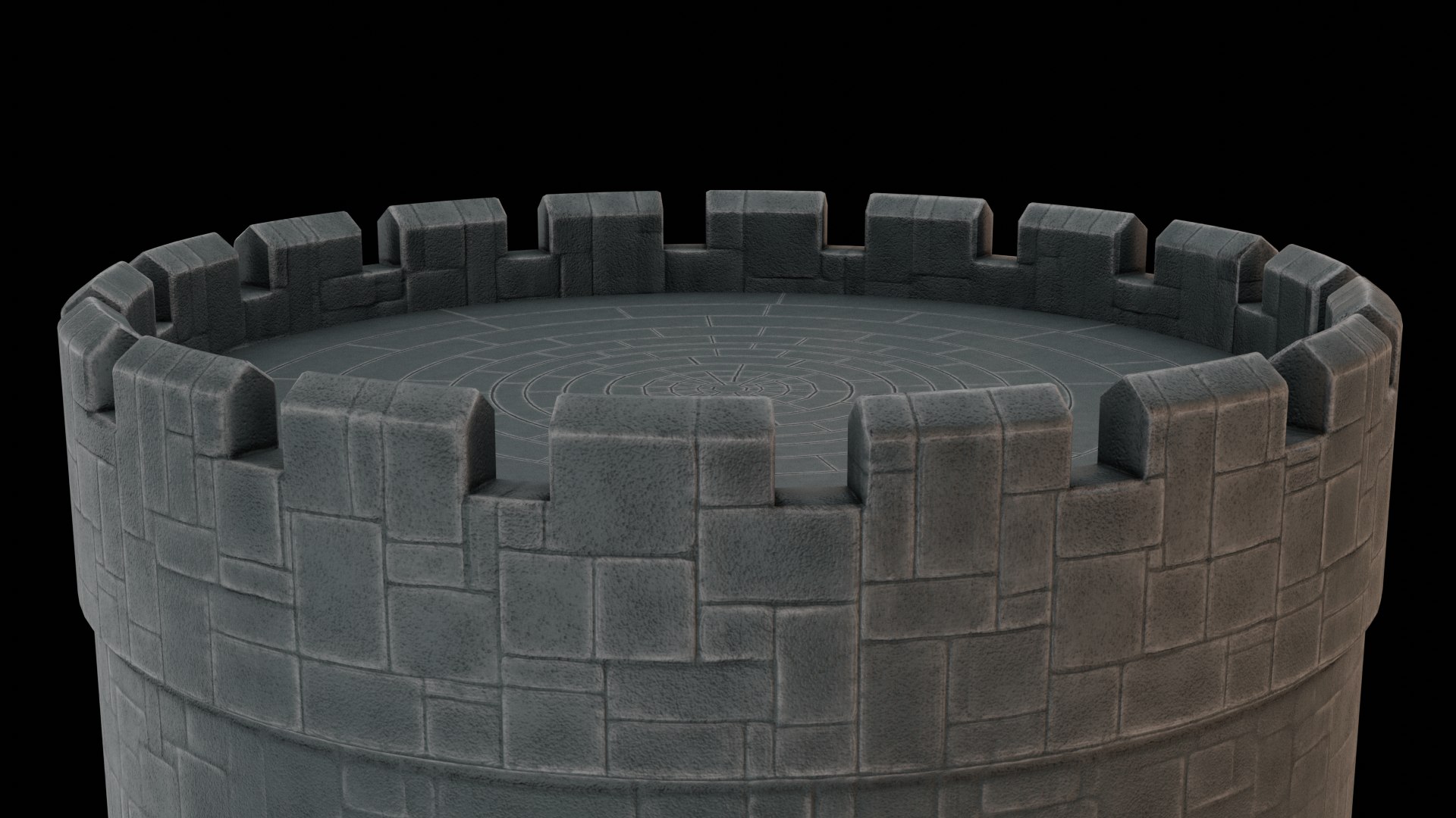 3D Stone Tower - TurboSquid 1667961