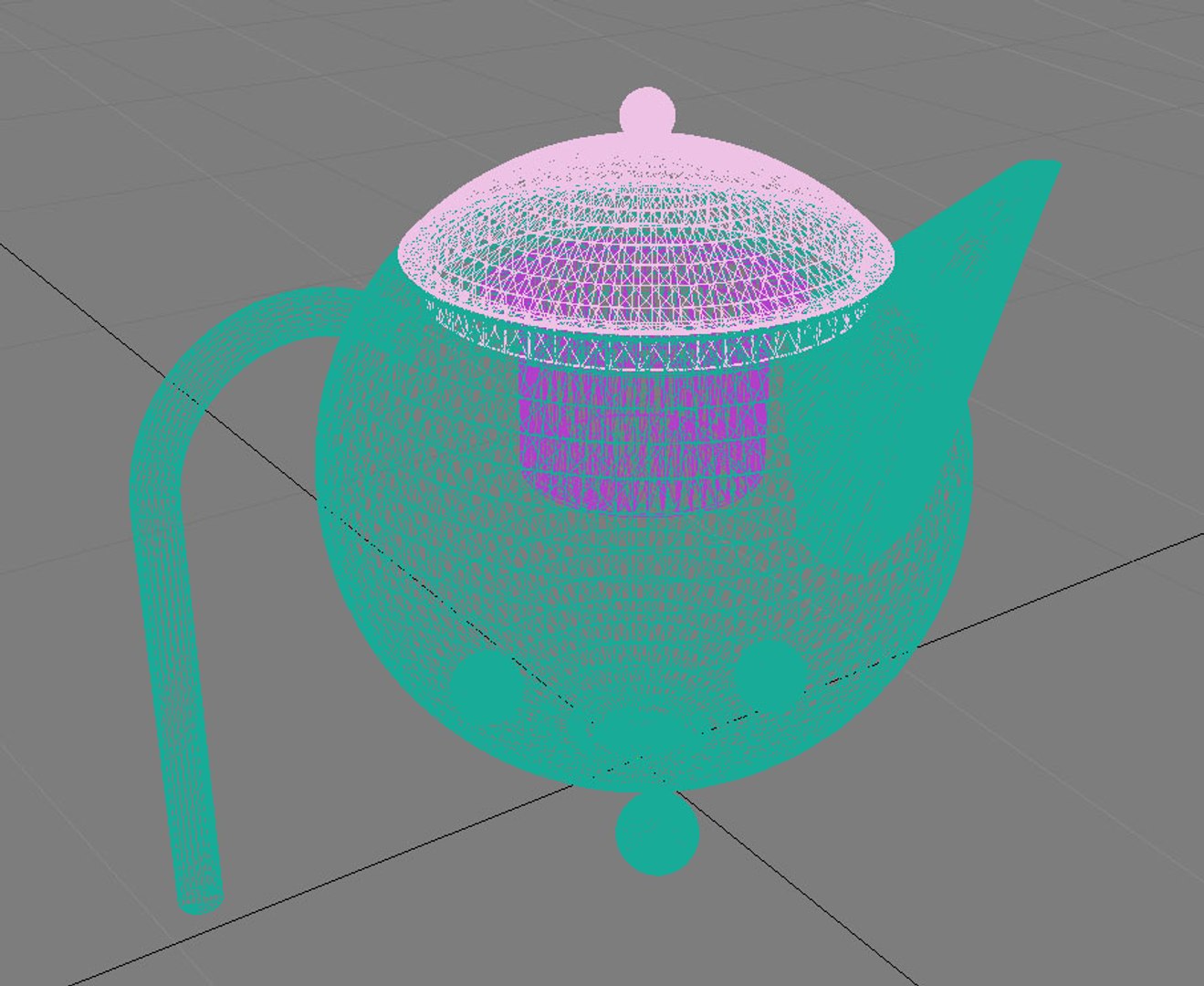 Modern Teapot Chrome 3d 3ds