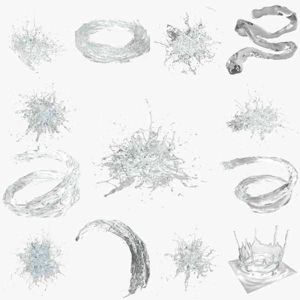 3D Splatter Models | TurboSquid