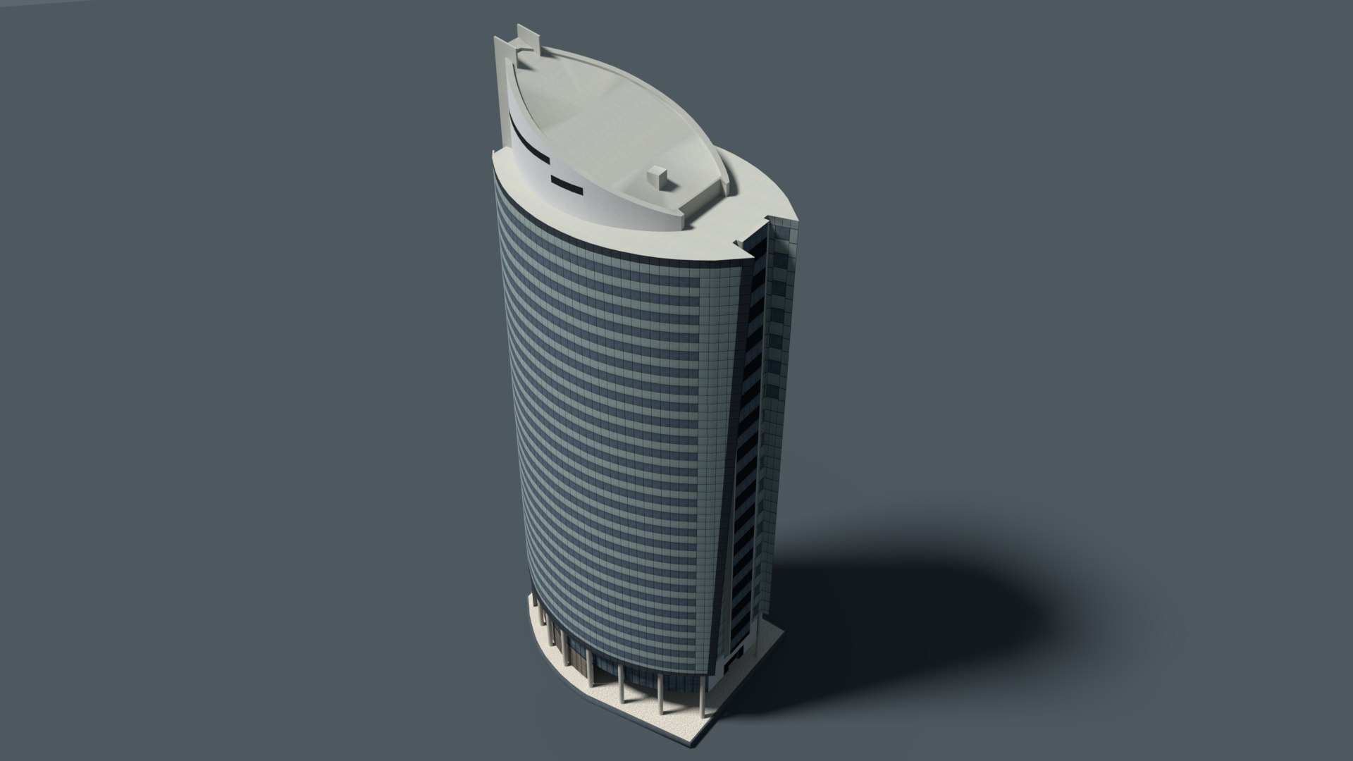 Modern Building 3D Model - TurboSquid 1406388