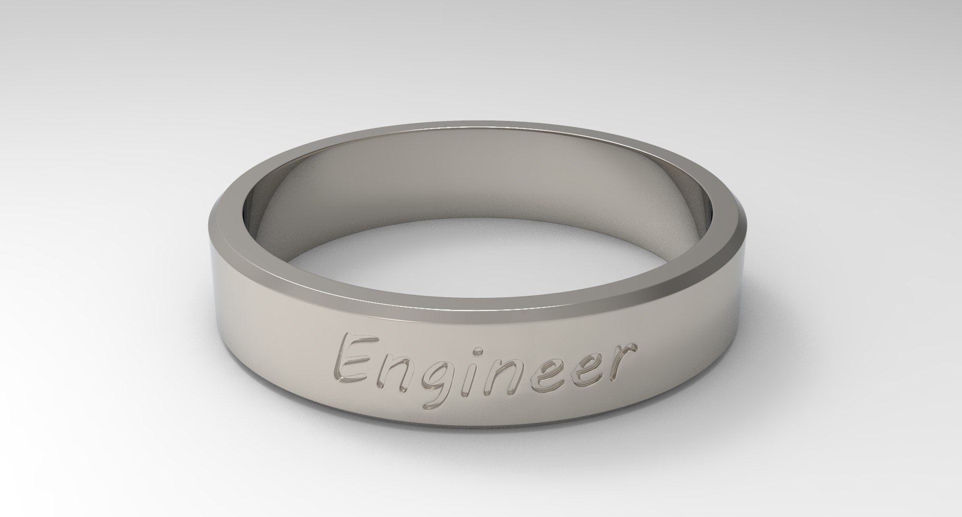Engineer Ring Platinum model - TurboSquid 1869002