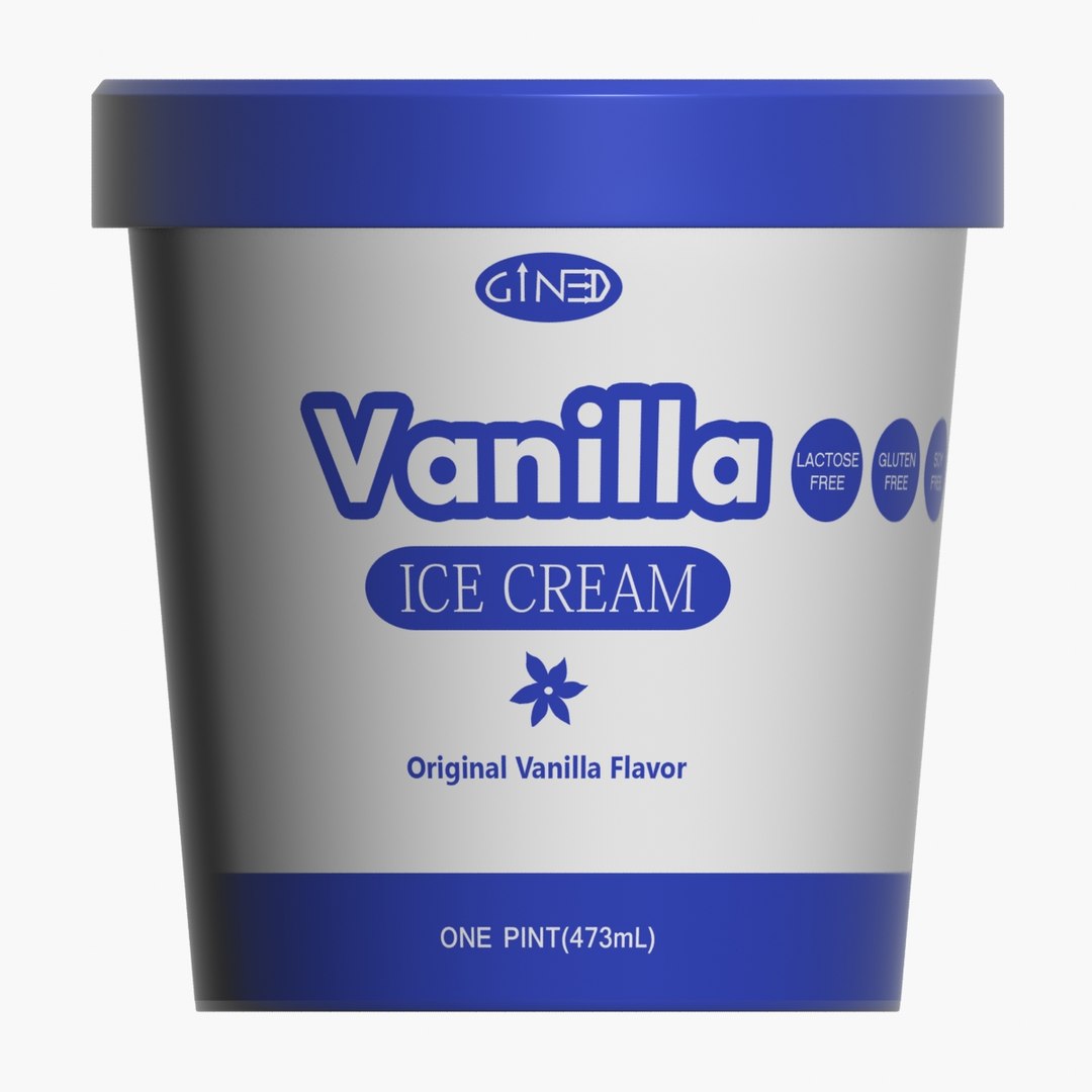 3d Ice Cream Pot