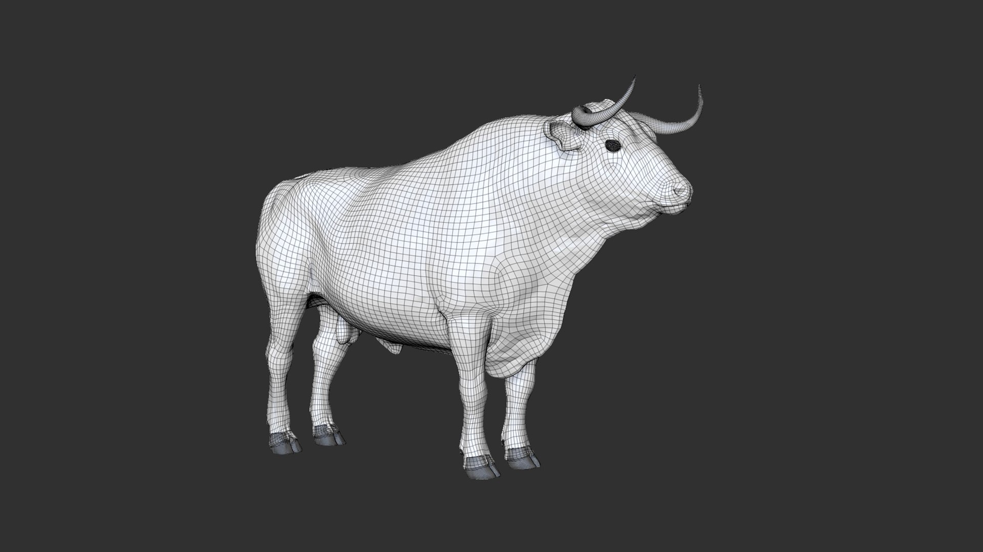 Bull model - TurboSquid 1726730
