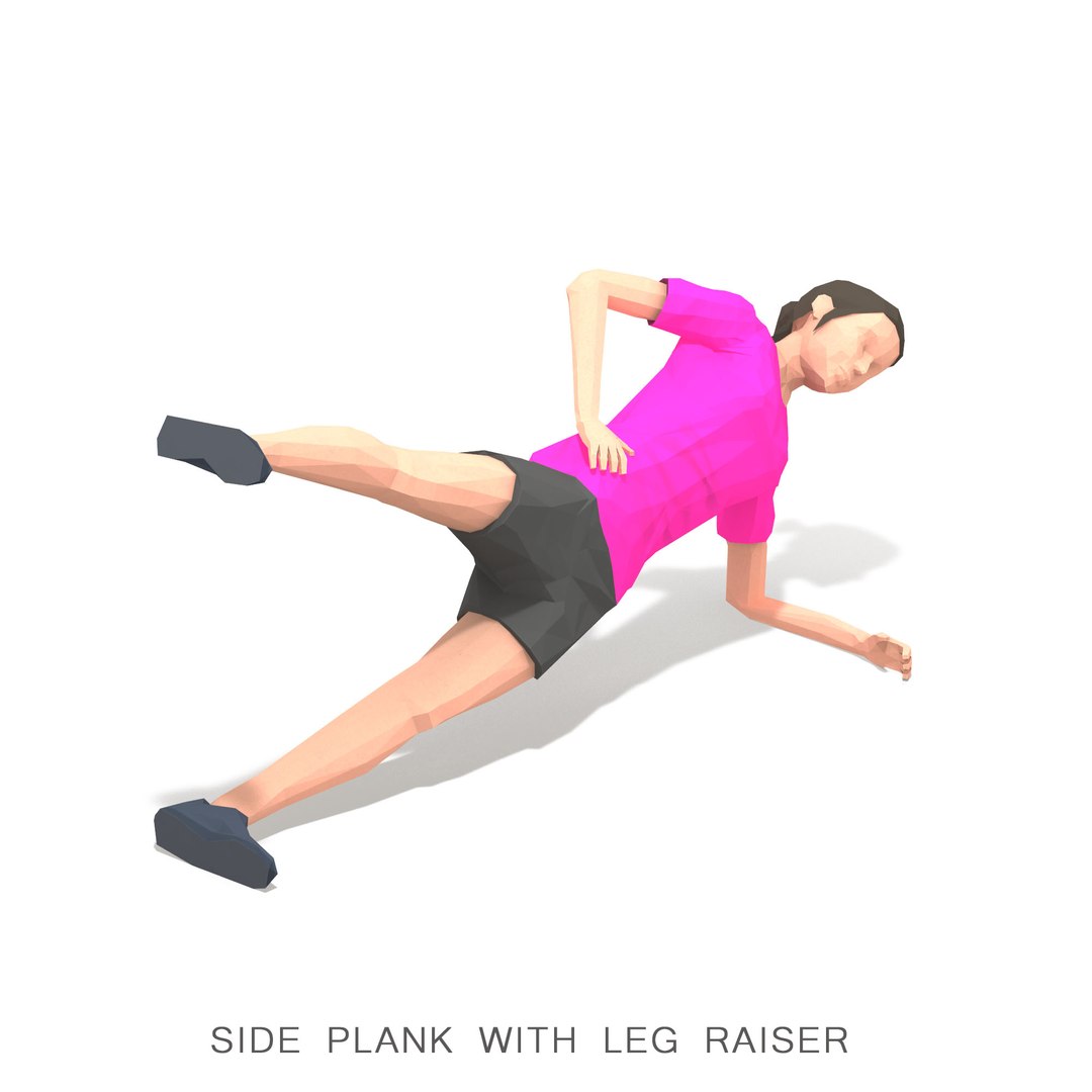 Exercise woman 3D model - TurboSquid 1676062