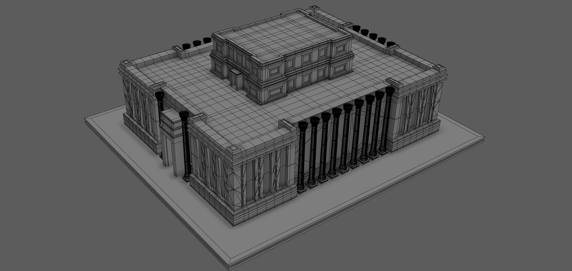 3D Ancient Persian Building - TurboSquid 2249394