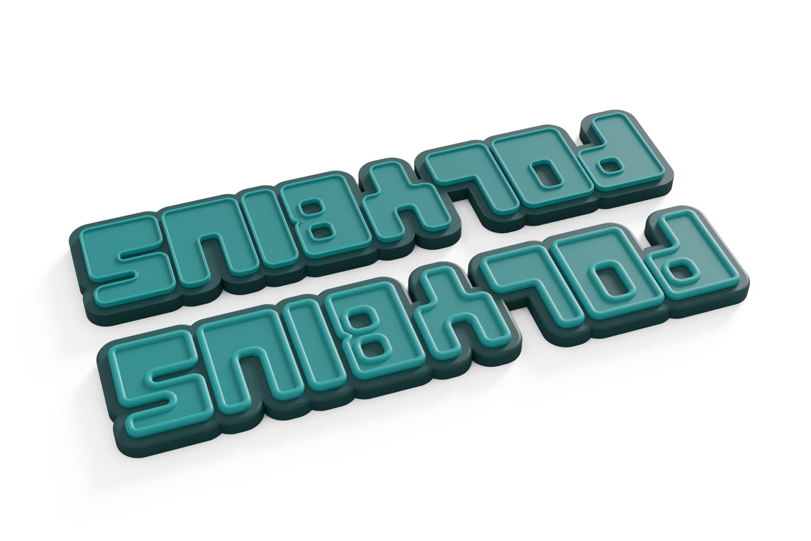 Free 3D Model Polybius Logo - Printable - TurboSquid 2323761