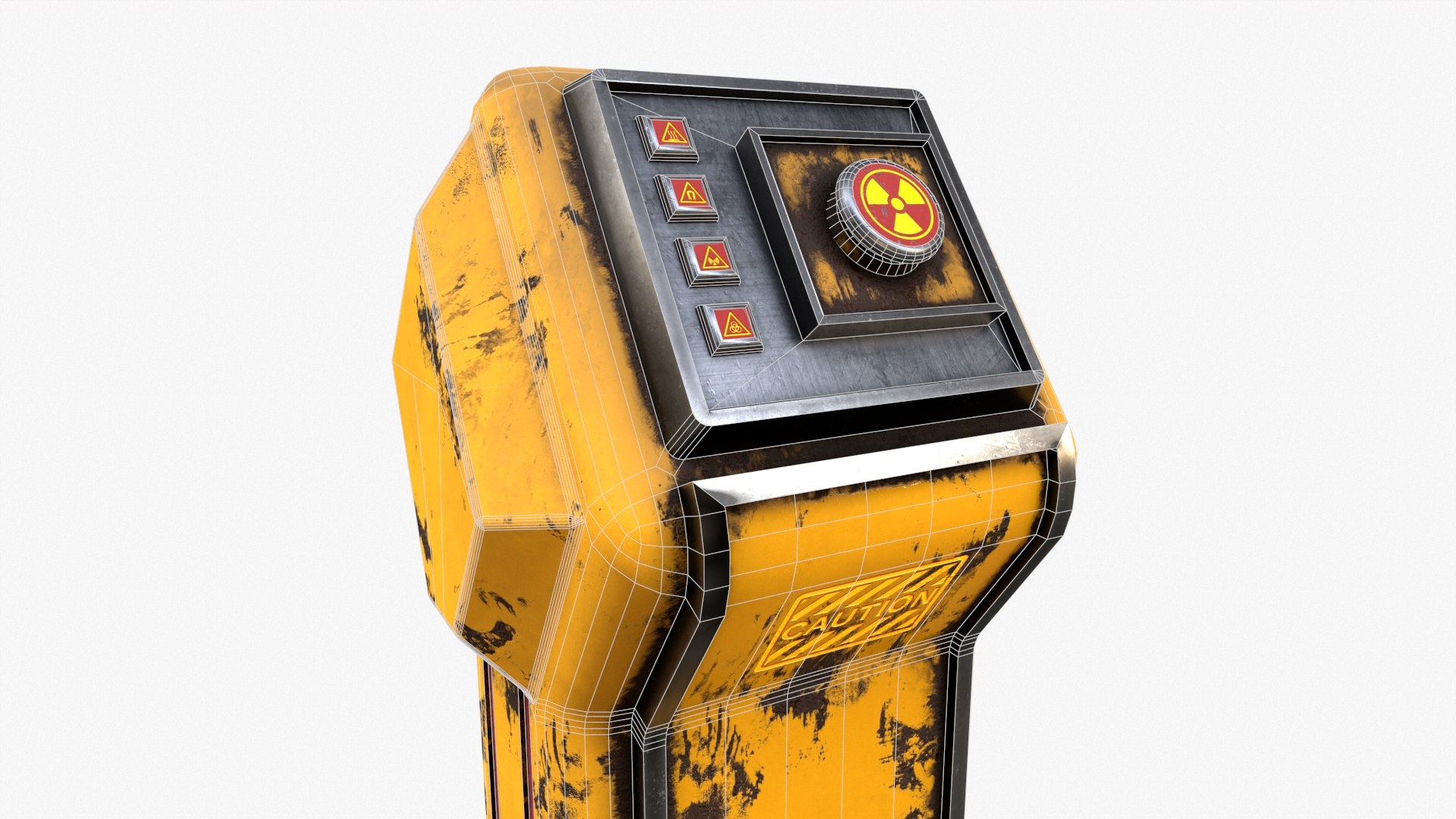 3D Sci-Fi Emergency button - TurboSquid 1723024