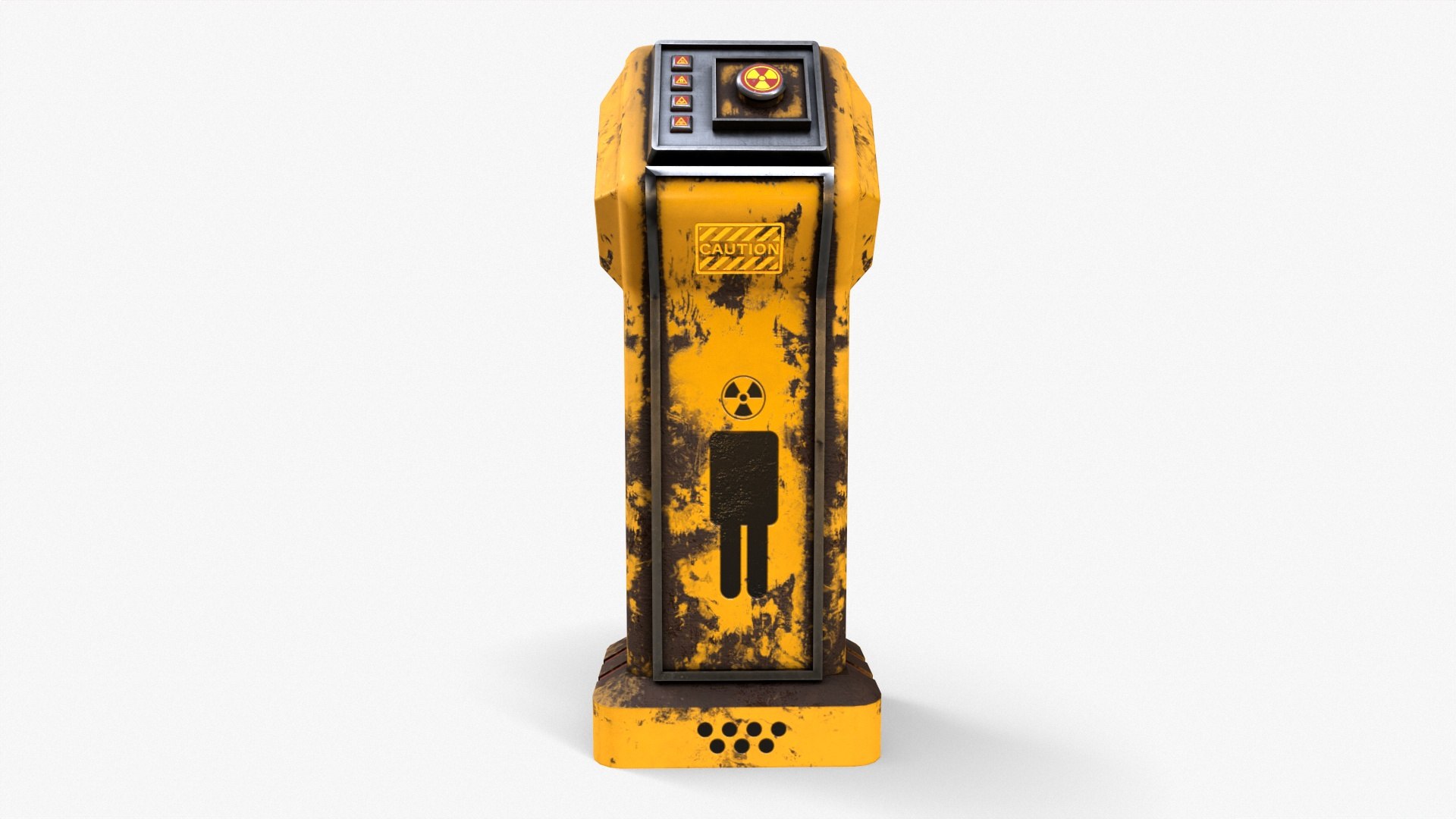 3D Sci-Fi Emergency button - TurboSquid 1723024