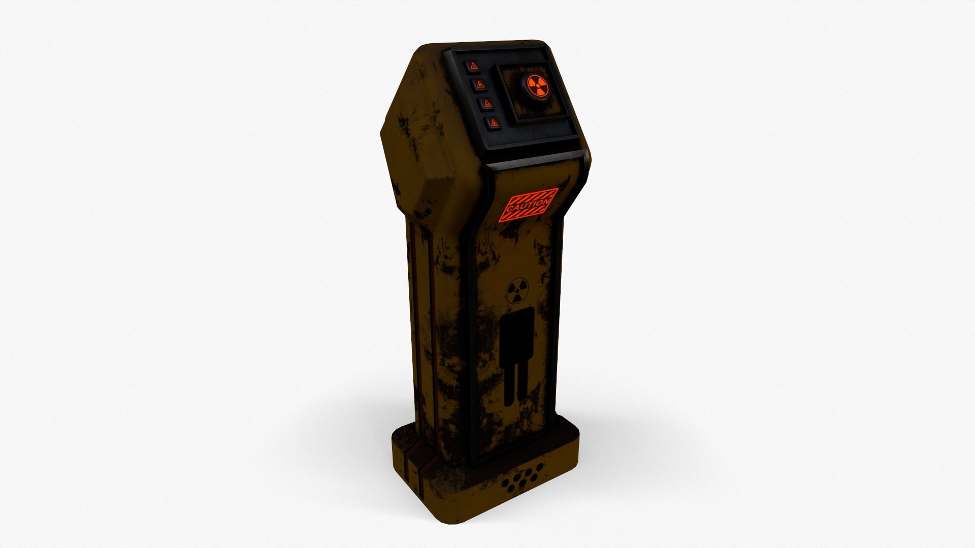 3D Sci-Fi Emergency button - TurboSquid 1723024