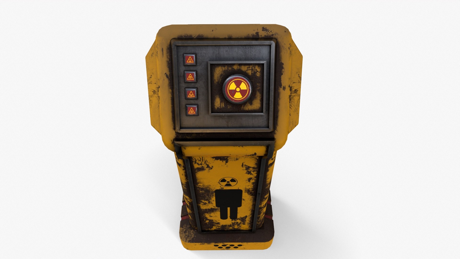 3D Sci-Fi Emergency button - TurboSquid 1723024