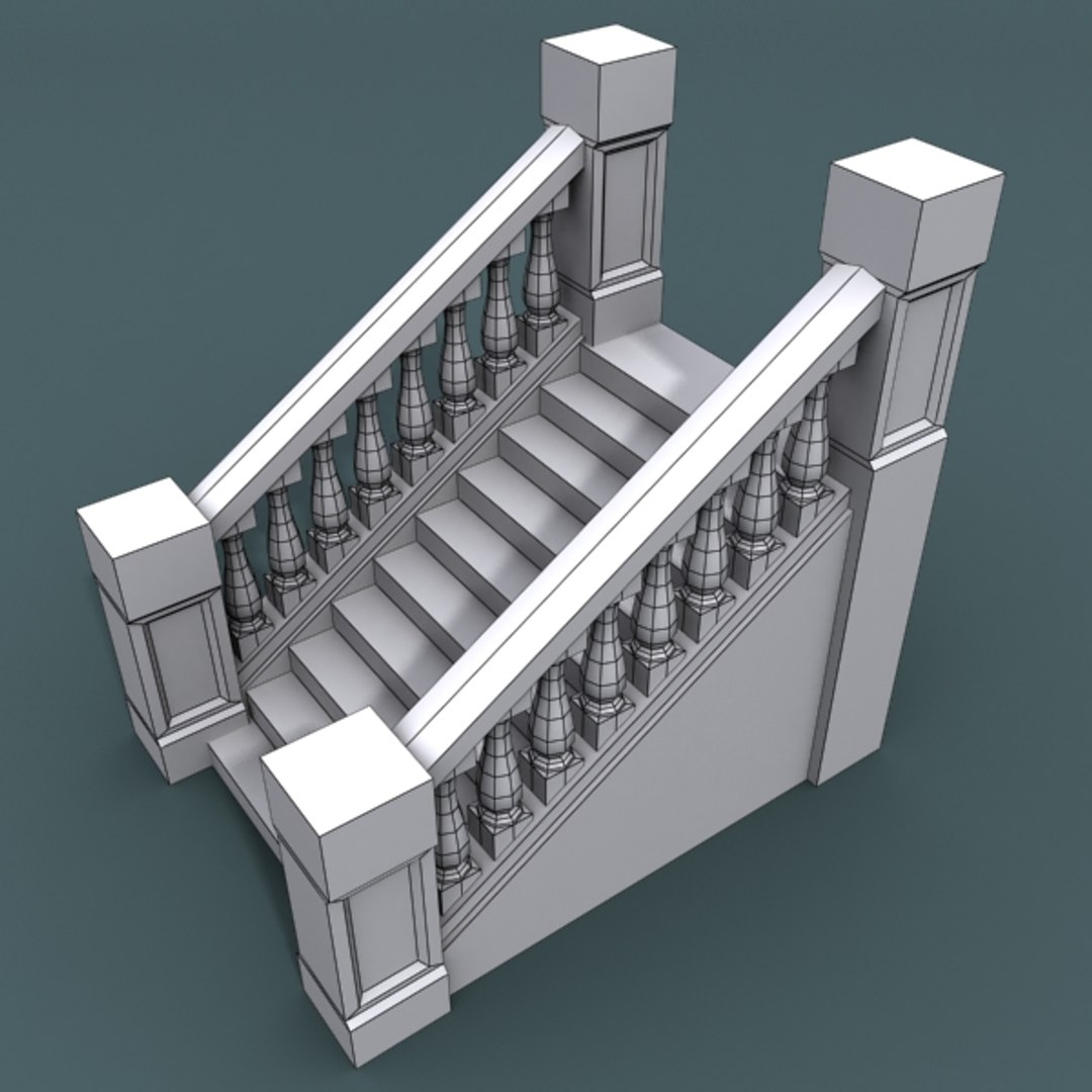 Stairs Staircases 3d Model