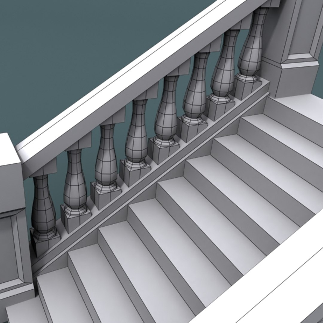 Stairs Staircases 3d Model