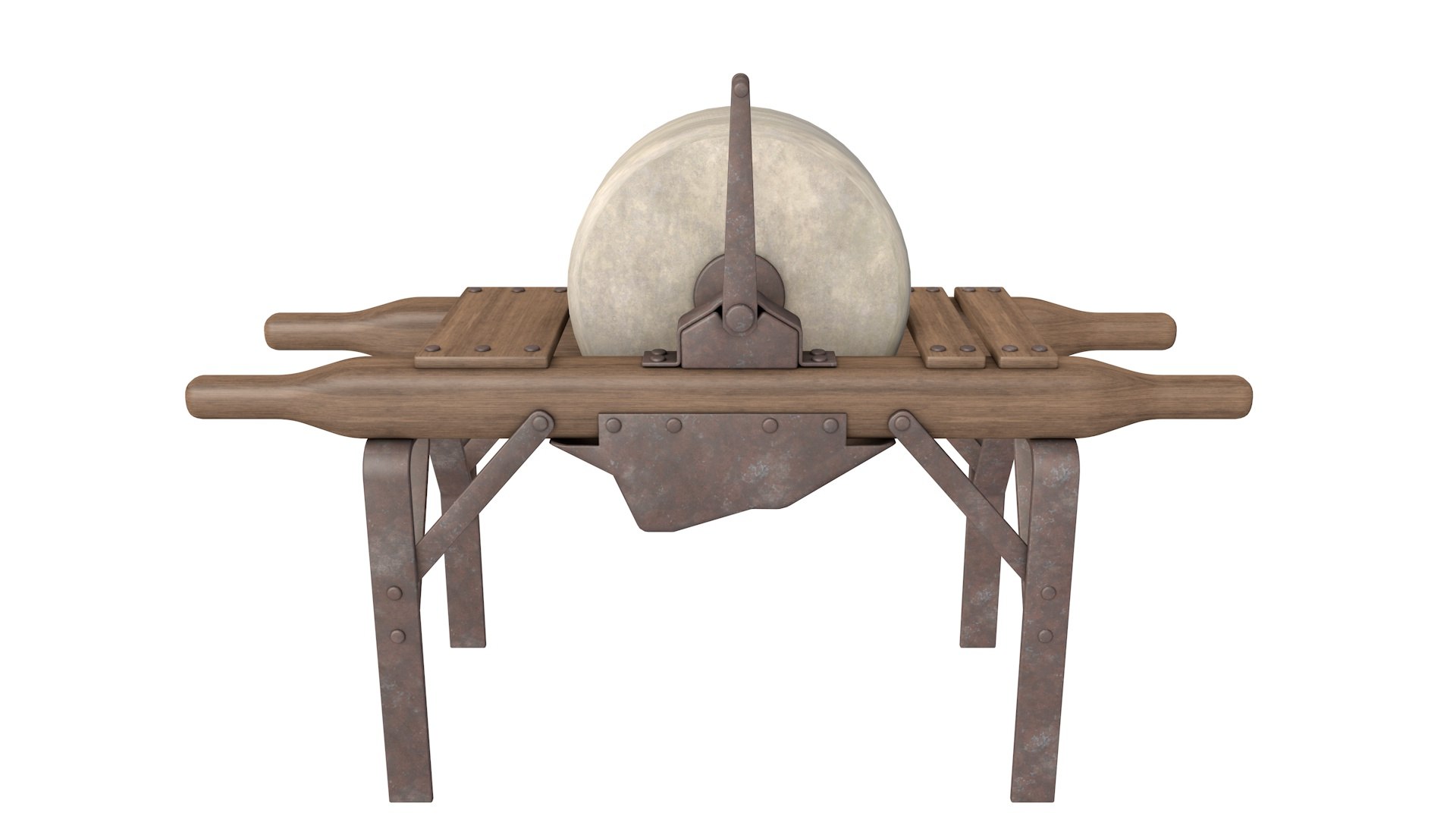3D Blacksmith Grinding Stone Model - TurboSquid 2079784