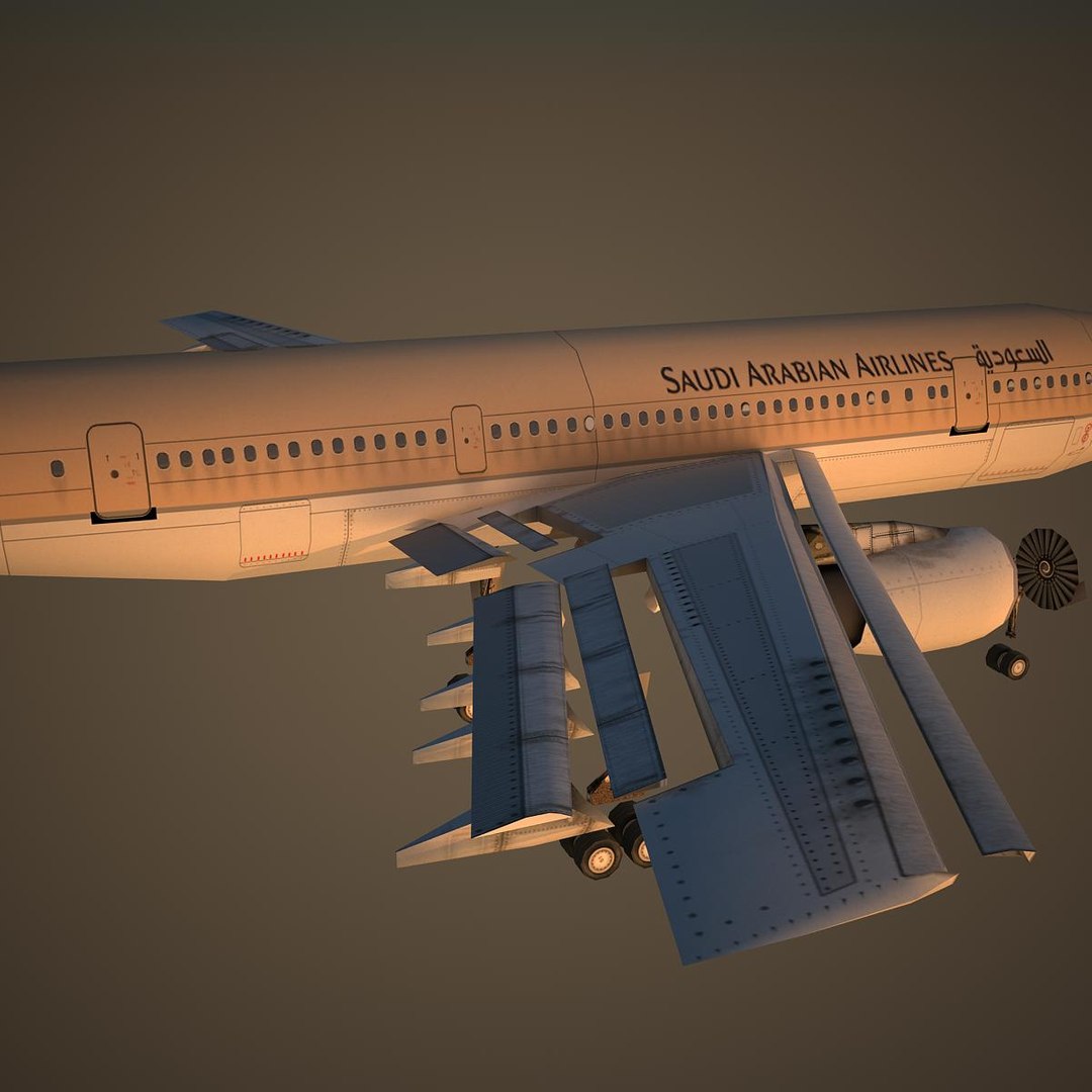Airbus Airlines Sva 3d Max