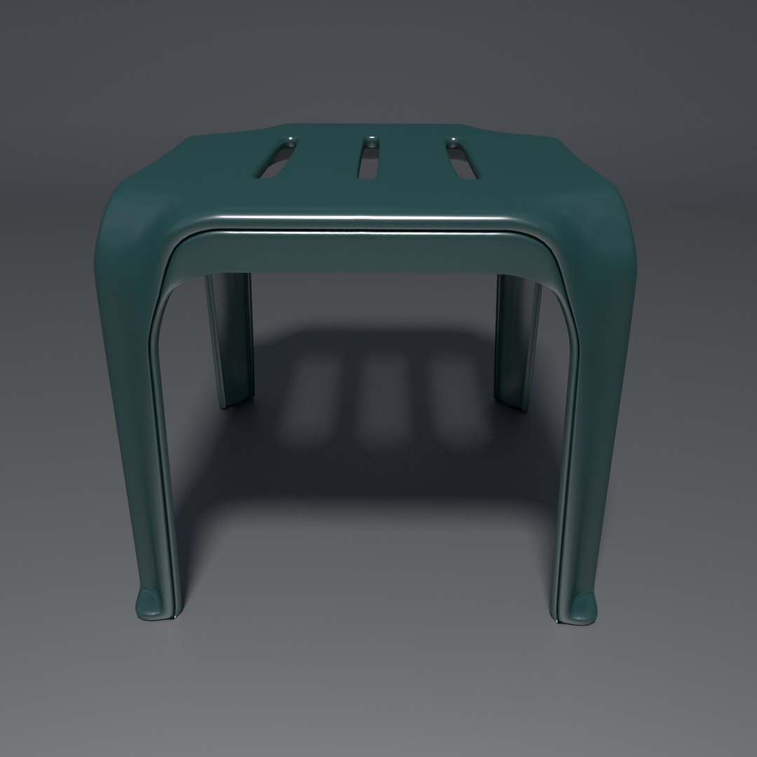 Stool 3 3d Blend