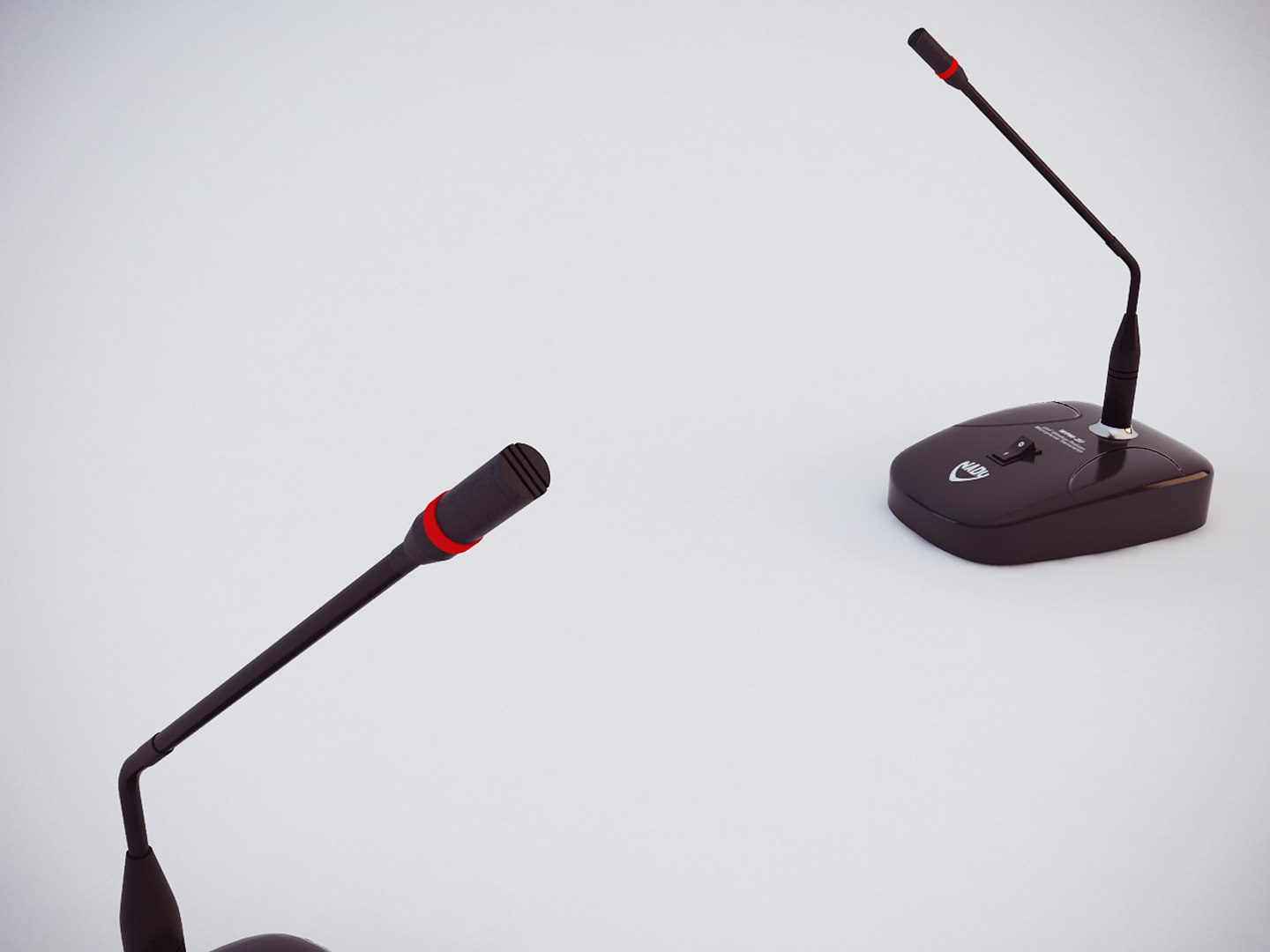 3ds Max Podium Microphone