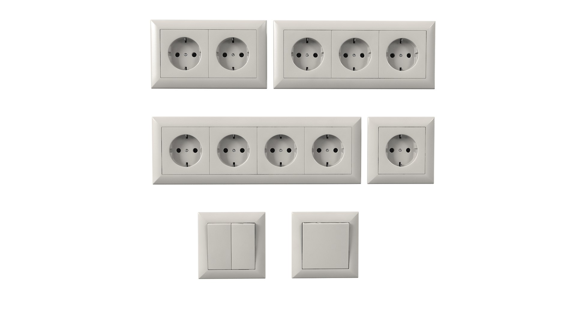 Outlet Set 3D Model - TurboSquid 1348377