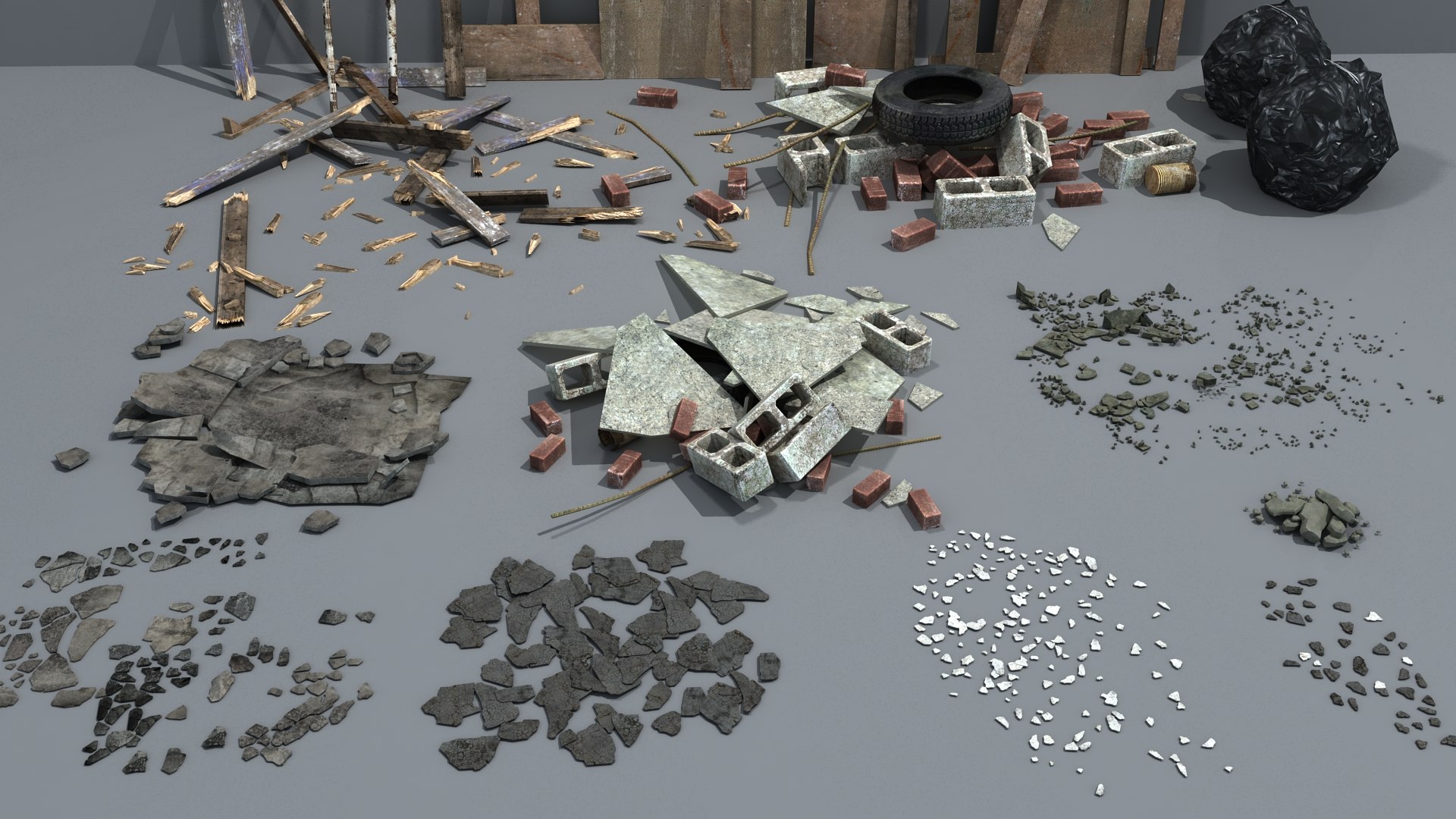 Construction Waste 3ds