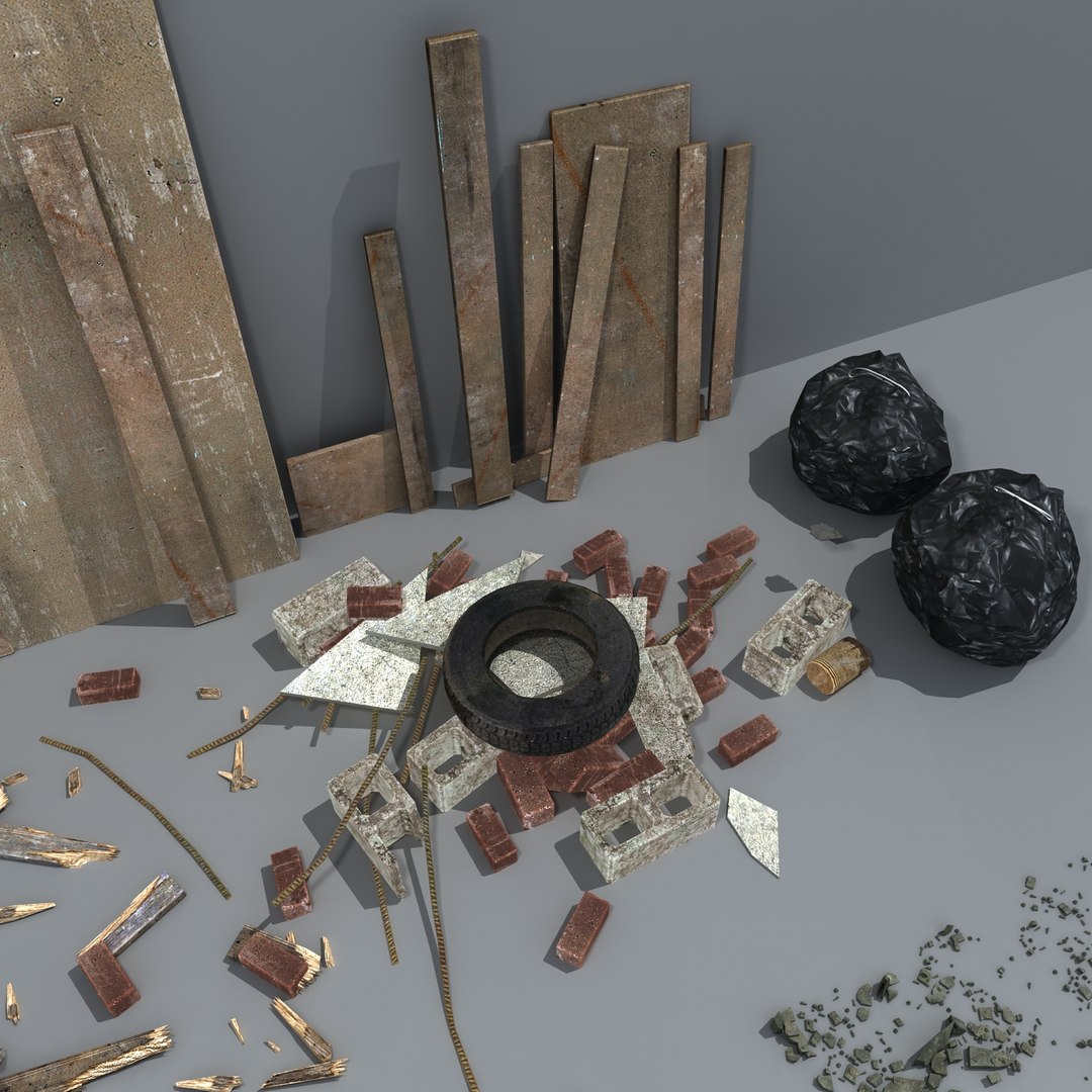 Construction Waste 3ds