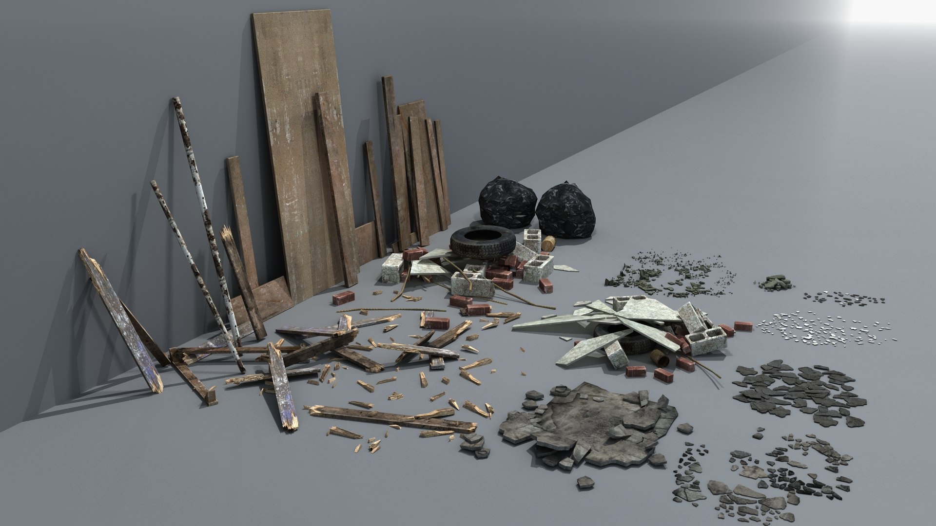 Construction Waste 3ds