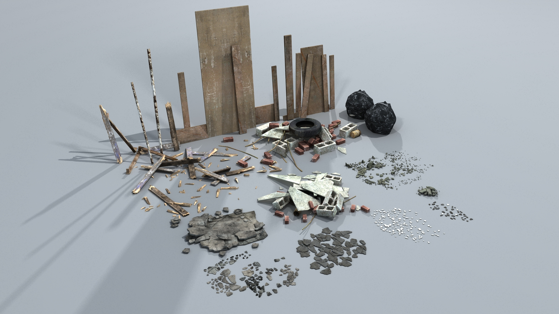 Construction Waste 3ds