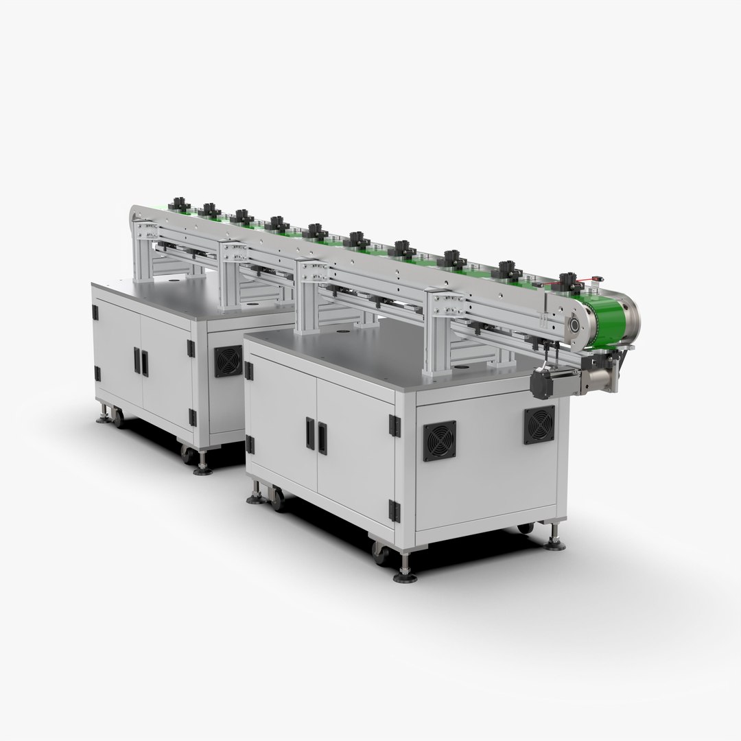 3D Automatic Fixed Distance Belt Line model - TurboSquid 2025625