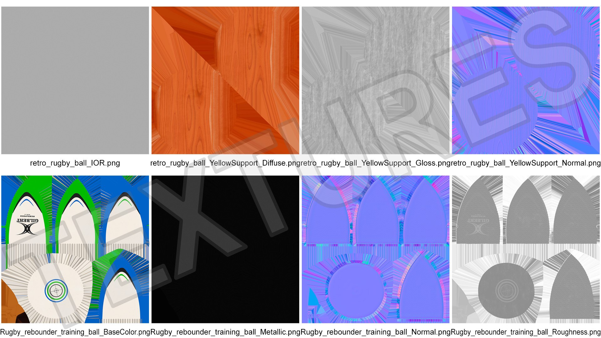 3D Rugby Reflex Training Ball On Stand Model - TurboSquid 2299639