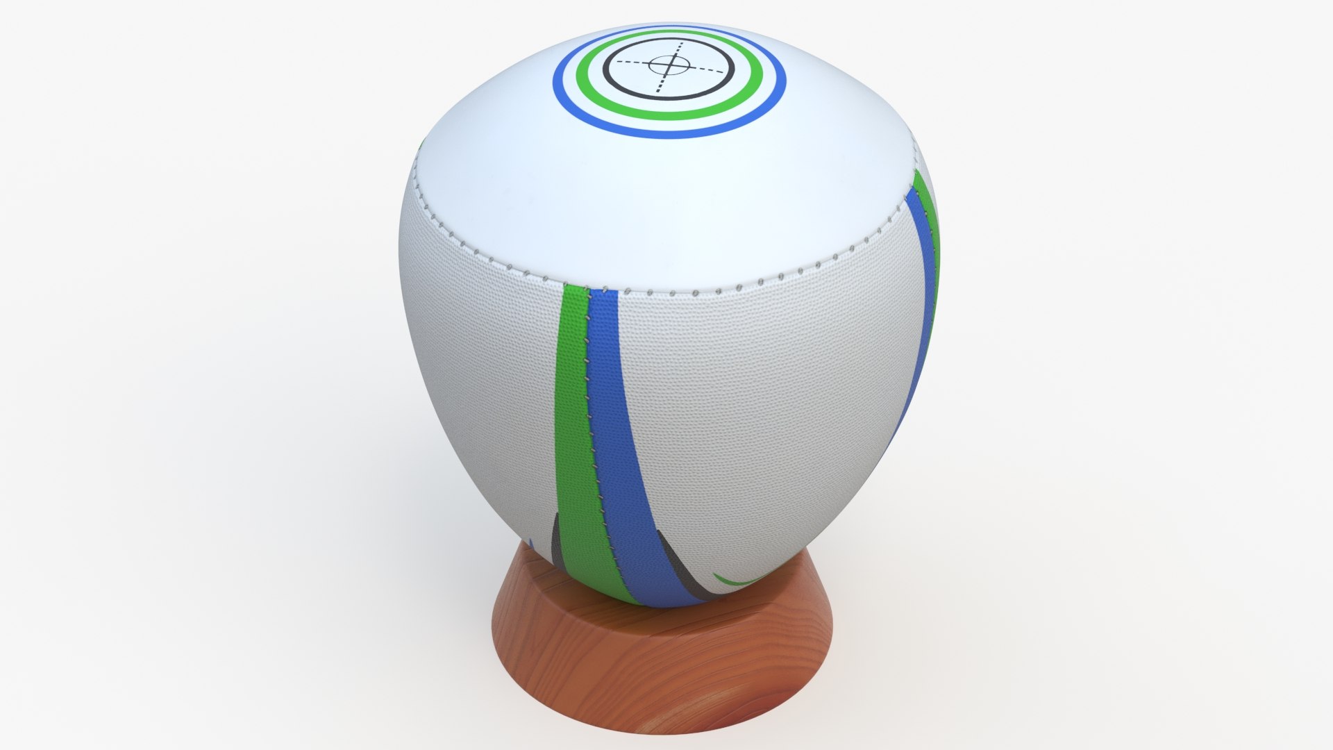 3D Rugby Reflex Training Ball On Stand Model - TurboSquid 2299639