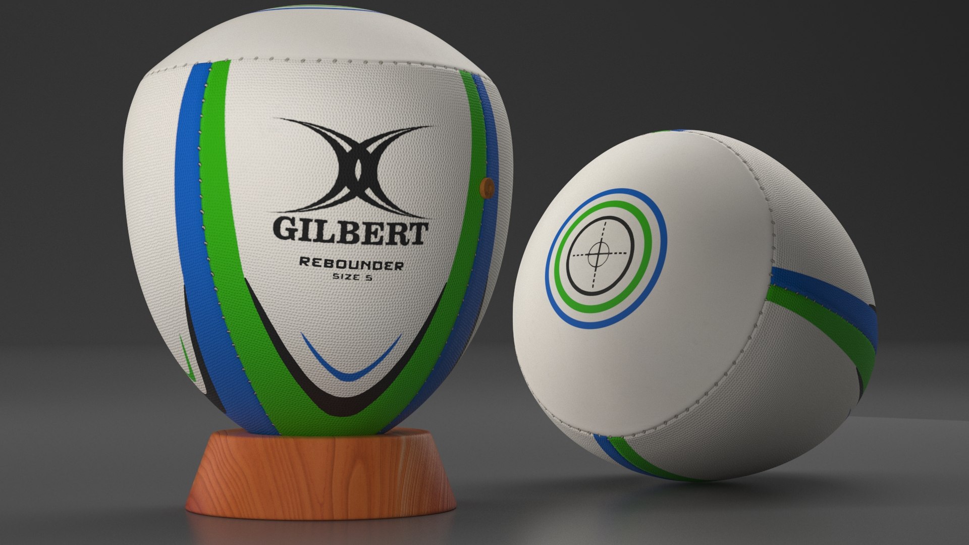 3D Rugby Reflex Training Ball On Stand Model - TurboSquid 2299639