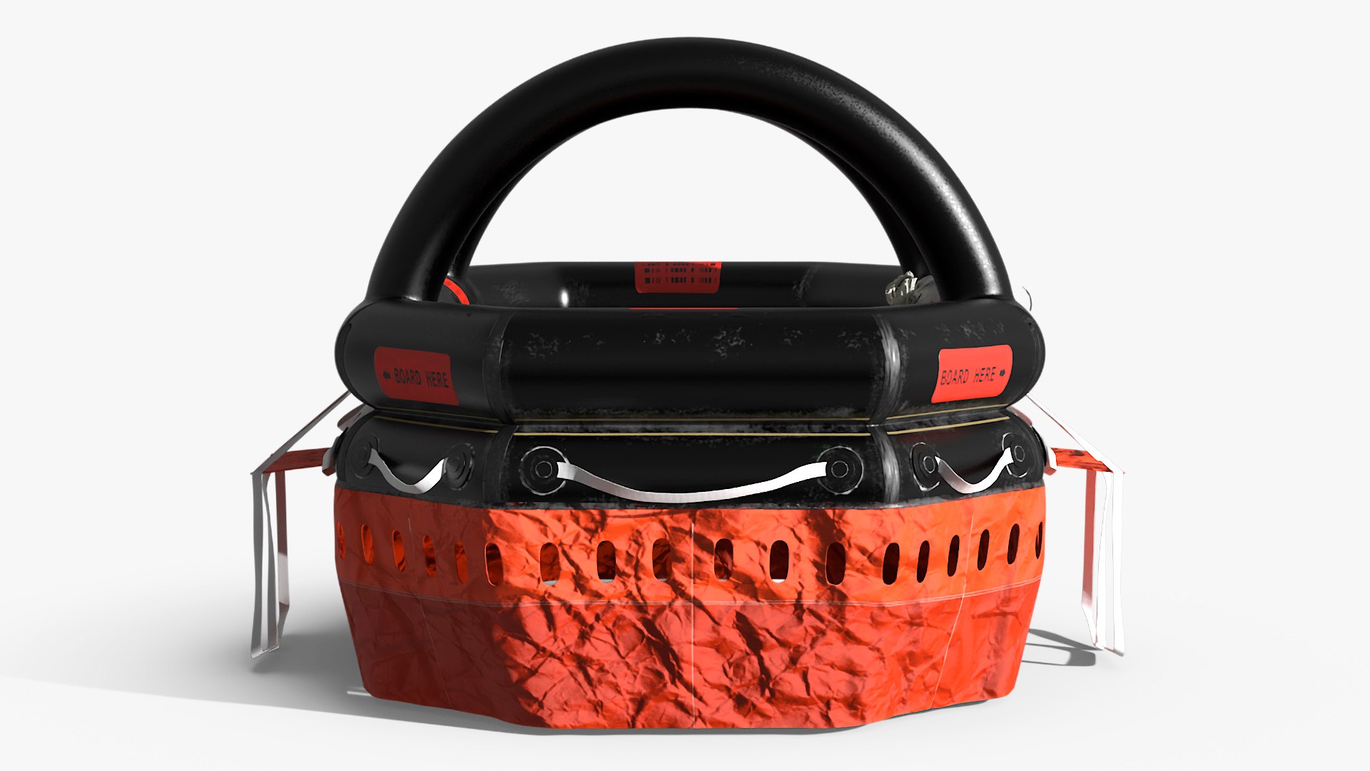 Self Inflating Life Raft 3D Model - TurboSquid 2318231