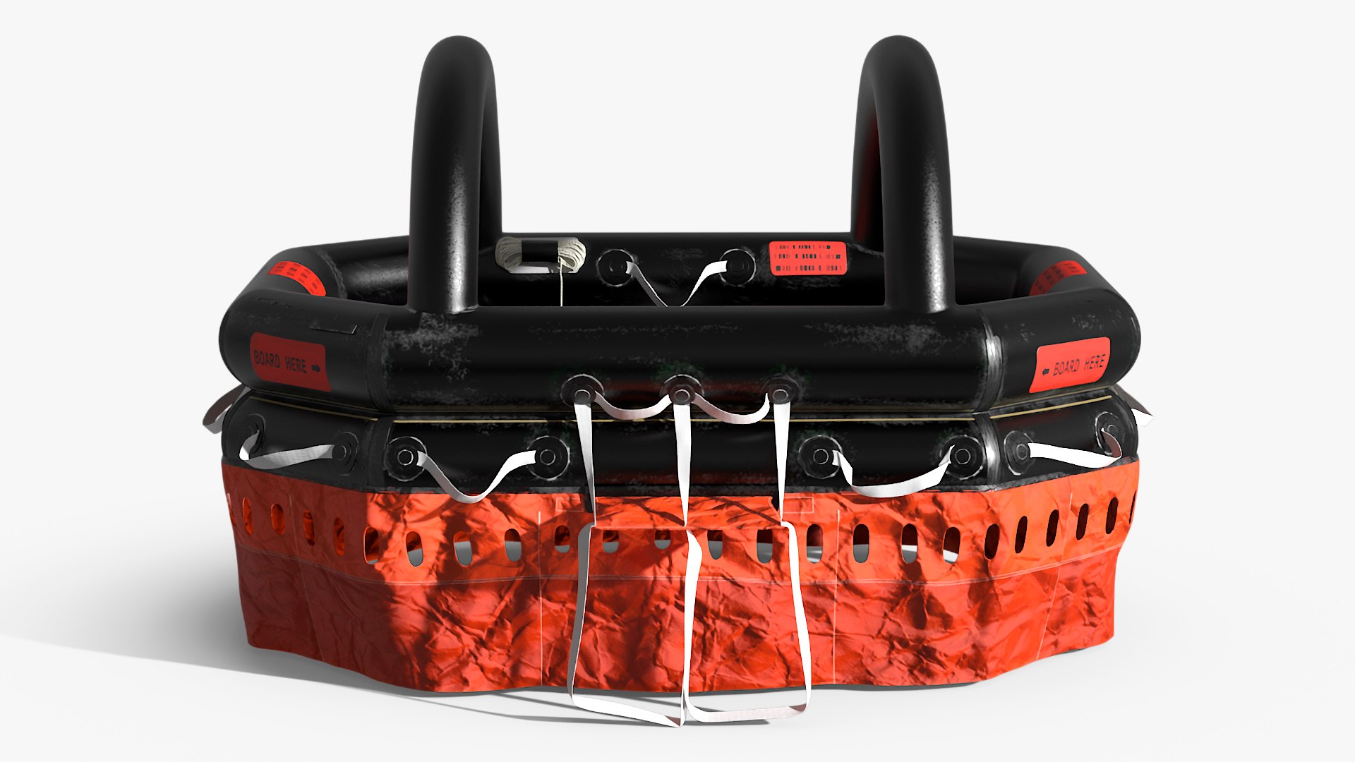 Self Inflating Life Raft 3D Model - TurboSquid 2318231