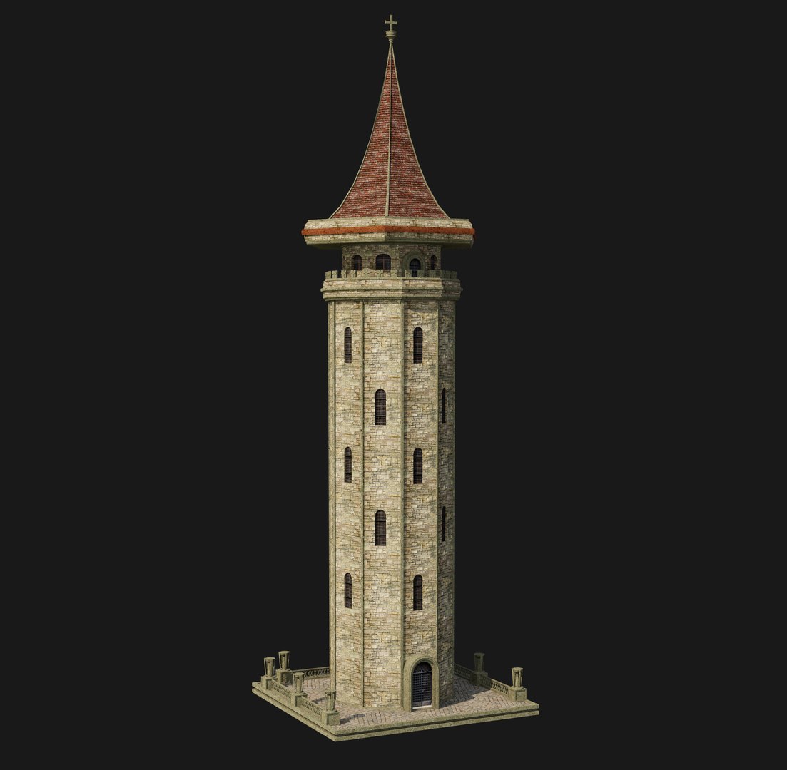Fantasy Witch Tower 3D Model - TurboSquid 1922117
