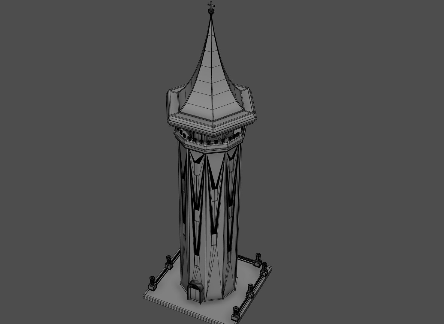 Fantasy Witch Tower 3D Model - TurboSquid 1922117