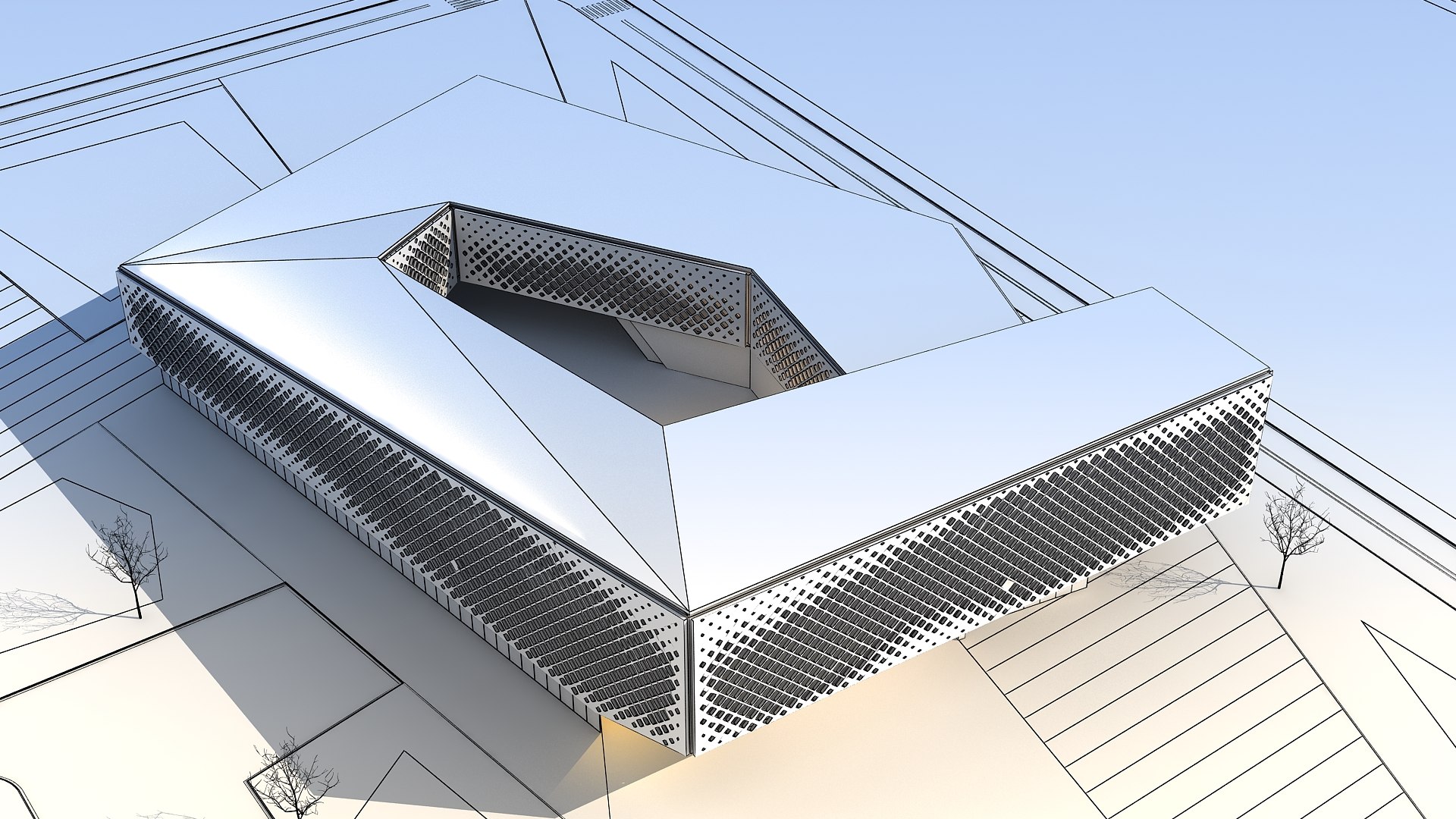 3D Modern Building 01 Model - TurboSquid 2256318