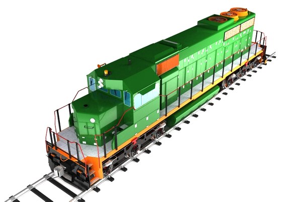Diesel-Electric Locomotive 3D Models for Download | TurboSquid