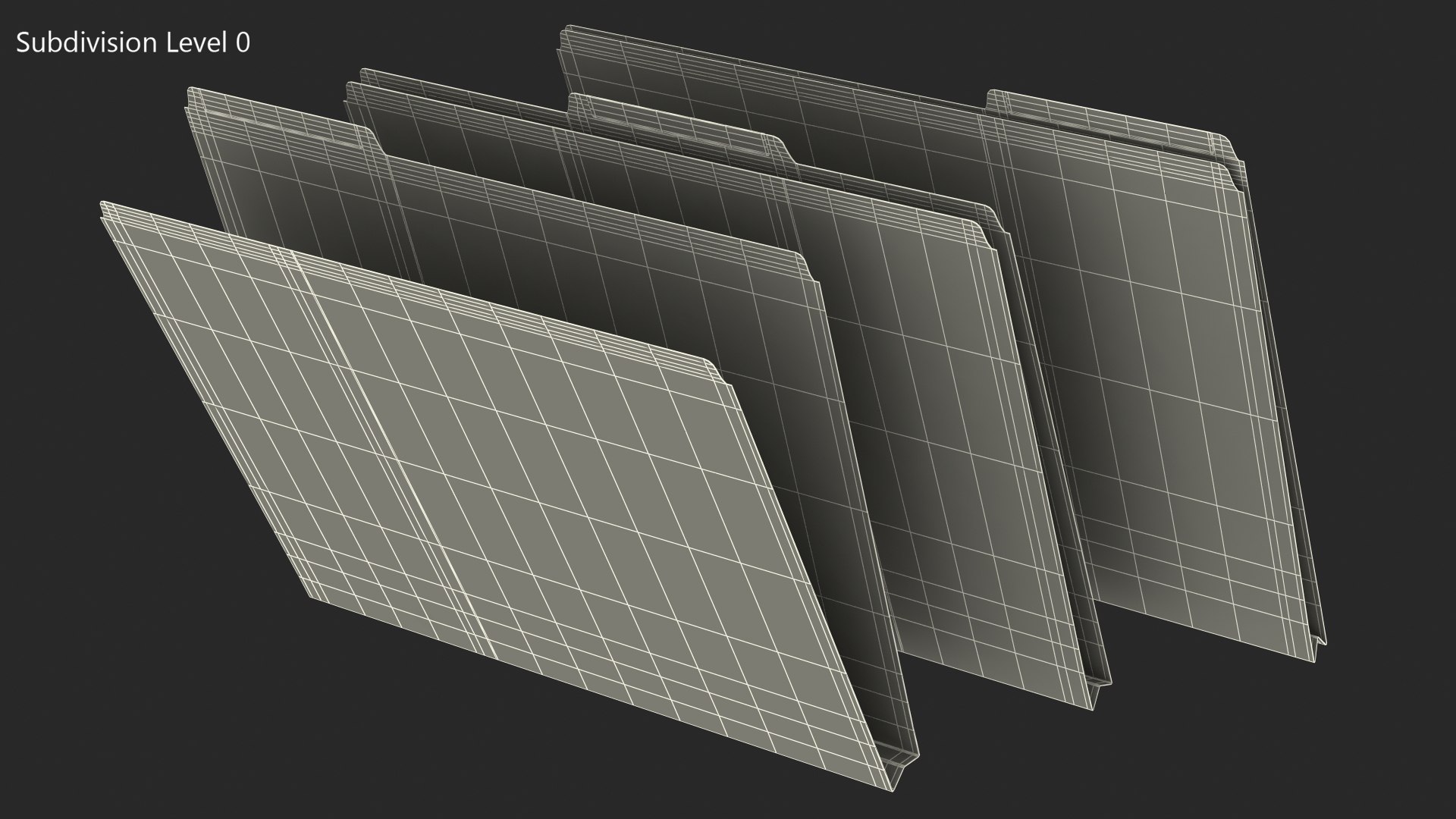 3D Cardboard File Folder Biege model - TurboSquid 1797885