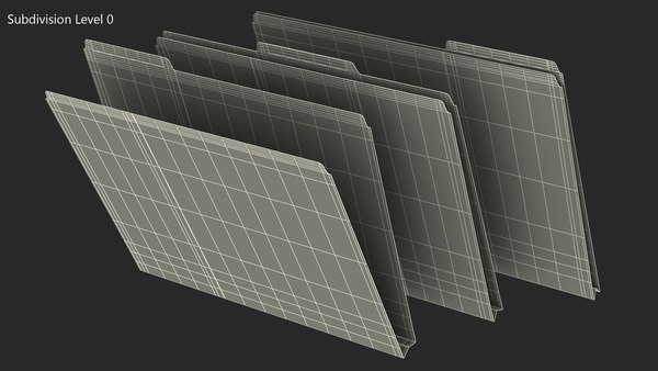 3D Cardboard File Folder Biege model - TurboSquid 1797885