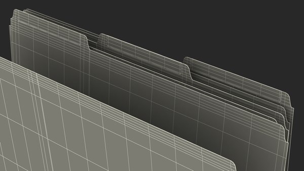 3D Cardboard File Folder Biege model - TurboSquid 1797885