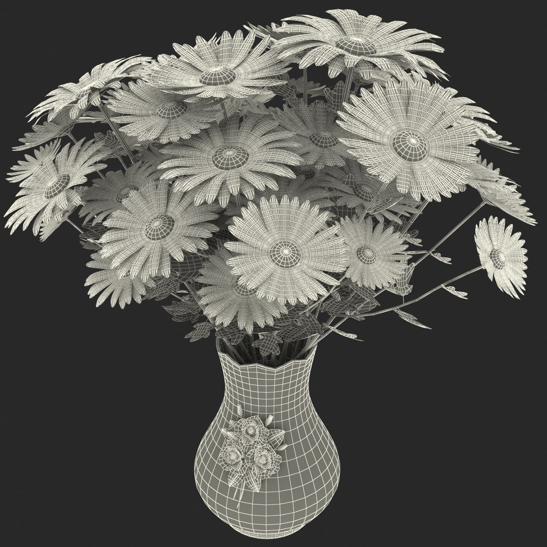 flower bouquet 3d model