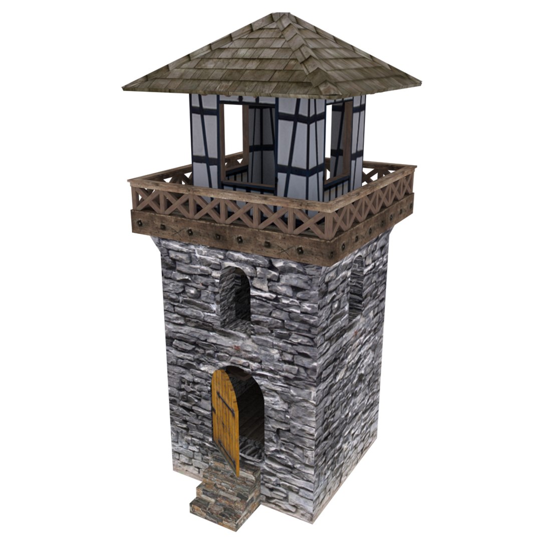 Tower Medieval 3d Model