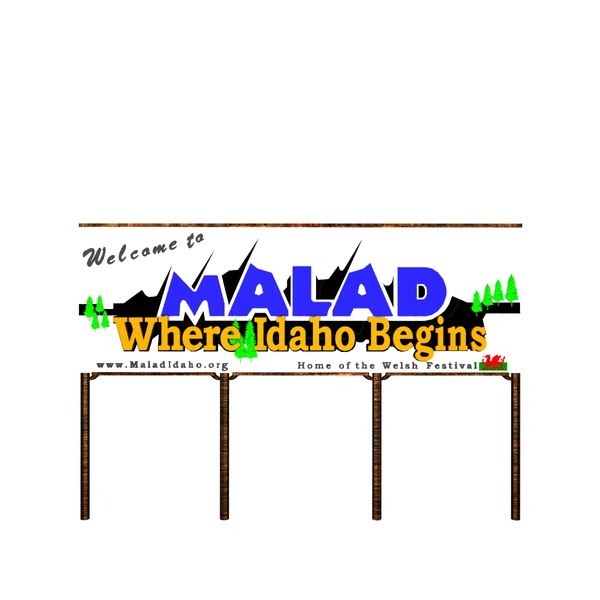 Malad sign 3D model - TurboSquid 1392181