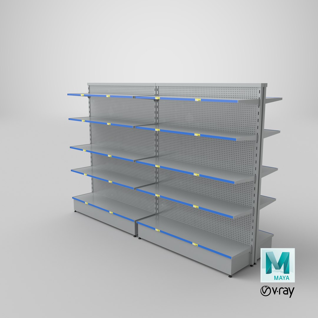 3D Display Shelves Shelf - TurboSquid 1360718