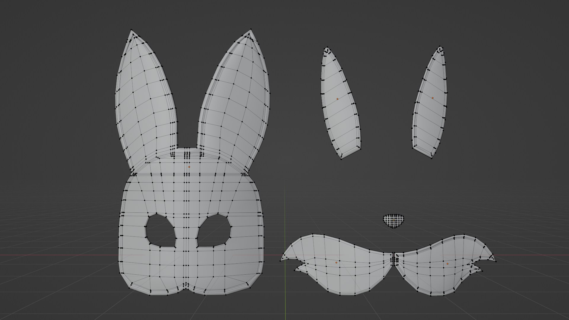 Bunny Mask 3D Model - TurboSquid 1982100