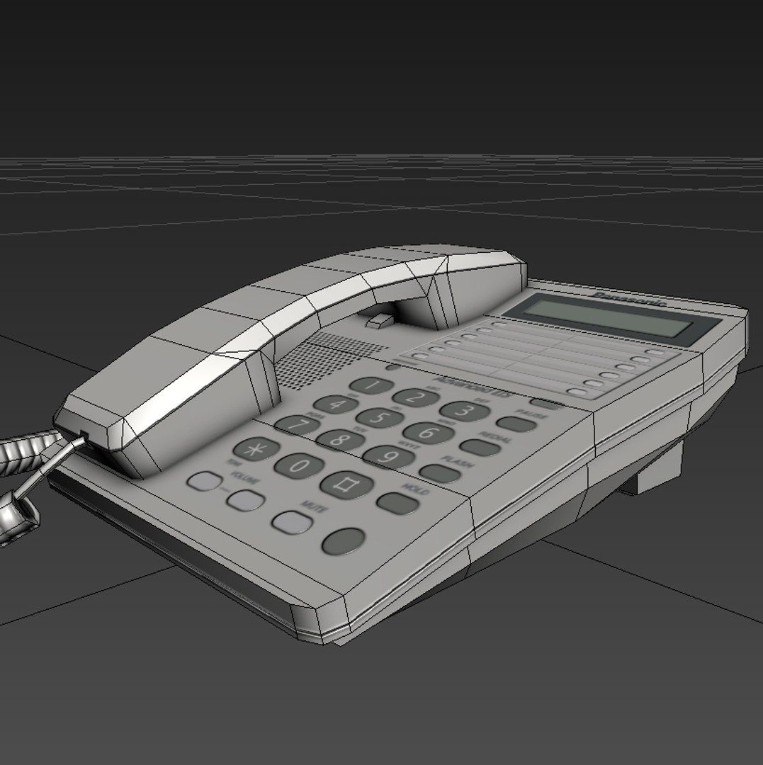 3d Telephone Ready Games Model
