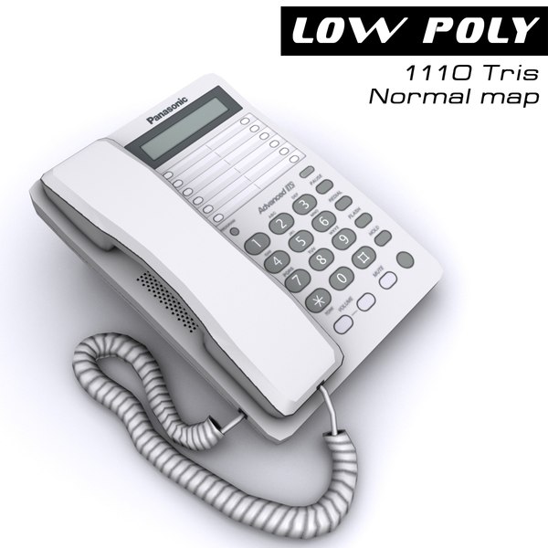 3d telephone ready games model