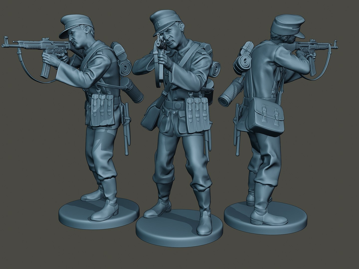 German Soldiers Ww2 G3 3D Model - TurboSquid 1497682