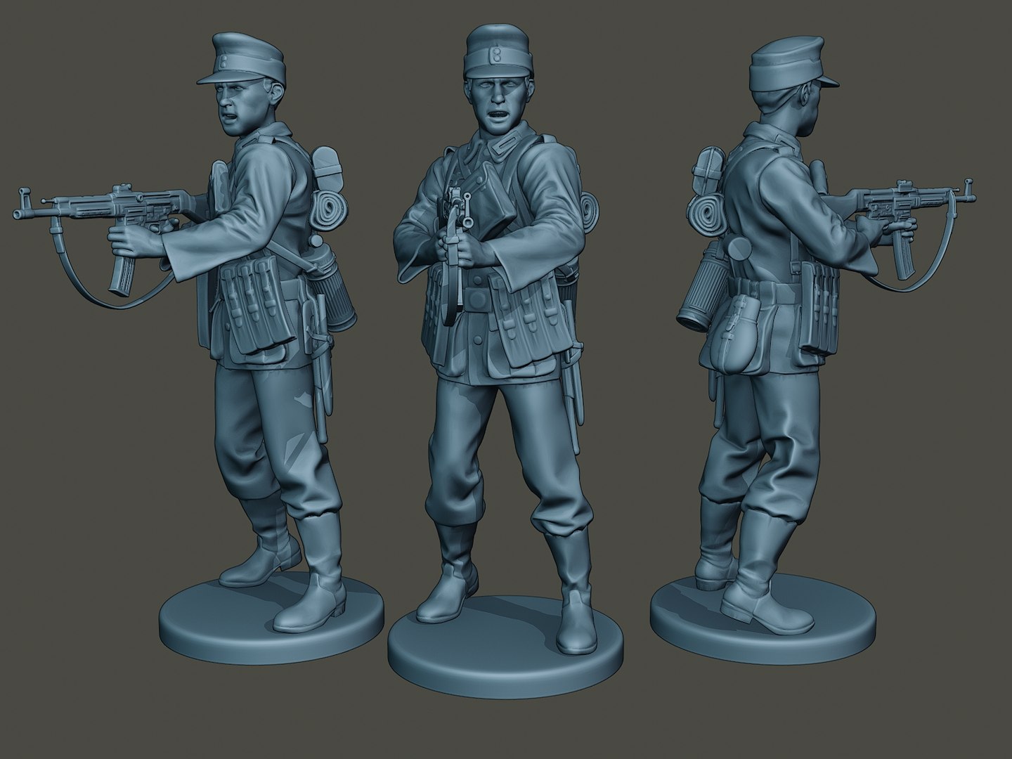 German Soldiers Ww2 G3 3D Model - TurboSquid 1497682