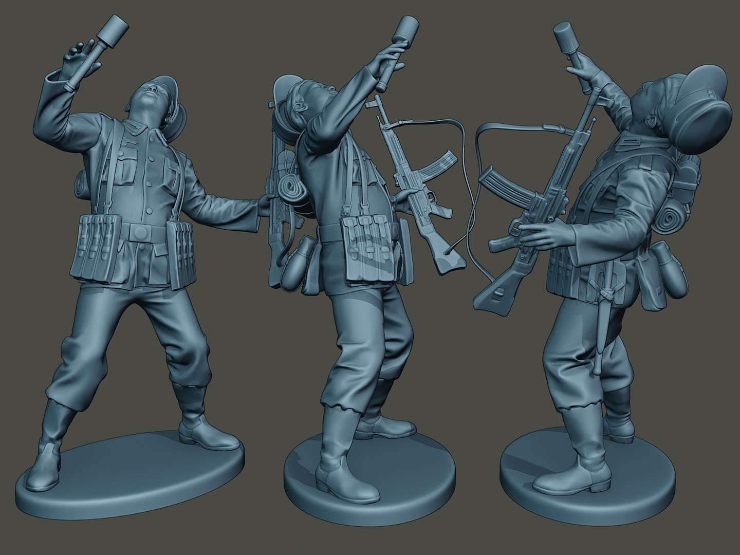 German Soldiers Ww2 G3 3D Model - TurboSquid 1497682