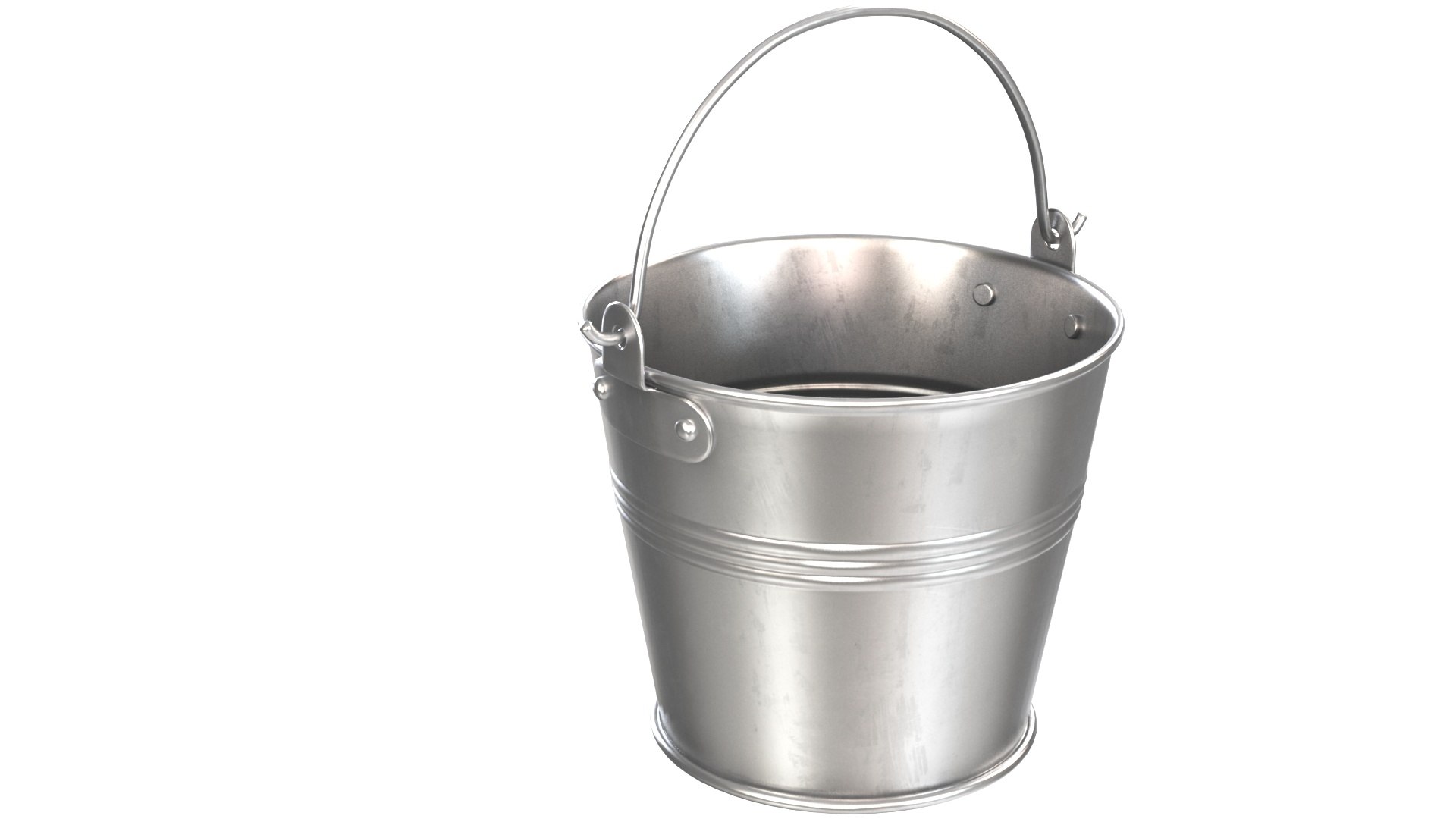 Metal Bucket Collection Model - TurboSquid 2056801
